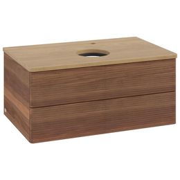Villeroy & Boch Villeroy & Boch Waschtischunterschrank Antao L19_5 800x360x500mm mit Beleuchtung mit Struktur FK/AP: L19151HM