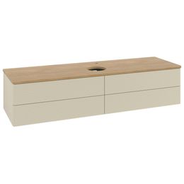 Villeroy & Boch Villeroy & Boch Waschtischunterschrank Antao L25_5 1600x360x500mm mit Beleuchtung mit Struktur FK/AP L25151HJ