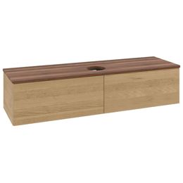 Villeroy & Boch Villeroy & Boch Waschtischunterschrank Antao K36_1 1600x360x500mm mit Struktur FK/AP: HN/2 K36112HN
