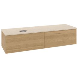 Villeroy & Boch Villeroy & Boch Waschtischunterschrank Antao K37_1 1600x360x500mm mit Struktur FK/AP: HN/3 K37113HN
