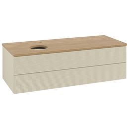 Villeroy & Boch Villeroy & Boch Waschtischunterschrank Antao L22_5 1200x360x500mm mit Beleuchtung mit Struktur FK/AP L22151HJ