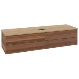 Villeroy & Boch Villeroy & Boch Waschtischunterschrank Antao L25_5 1600x360x500mm mit Beleuchtung mit Struktur FK/AP L25151HM