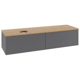 Villeroy & Boch Villeroy & Boch Waschtischunterschrank Antao K37_1 1600x360x500mm mit Struktur FK/AP: GK/1 K37111GK