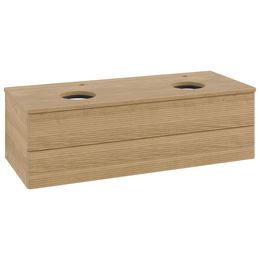 Villeroy & Boch Villeroy & Boch Waschtischunterschrank Antao L24_5 1200x360x500mm mit Beleuchtung mit Struktur FK/AP L24151HN