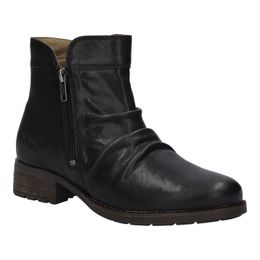 Stiefelette Josef Seibel "Kate 05, dunkelblau", Damen, Gr. 36, dunkelblau, Obermaterial: 100% Rindsleder Leather cow., Schuhe Stiefelette
