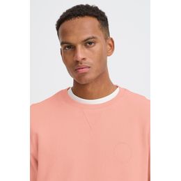 Sweatshirt Blend "BHFACTOR CREW SWEATSHIRT", Herren, Gr. L, burnt coral, Sweatware, Obermaterial: 100% Baumwolle, unifarben, regular fit normal, Rundhals, Sweatshirts Sweatshirt, aus Baumwolle und Sweatware, Regular Fit, mit Rundhalsausschnitt