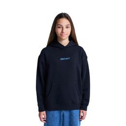 Hoodie Element "Lowcase Bp", Jungen, Gr. 10(140-148cm), schwarz (flint schwarz), Obermaterial: 55% Baumwolle, 25% Baumwolle, 20% Polyester., Sweatshirts Hoodie