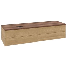 Villeroy & Boch Villeroy & Boch Waschtischunterschrank Antao K26_1 1600x360x500mm mit Struktur FK/AP: HN/2 K26112HN