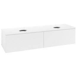 Villeroy & Boch Villeroy & Boch Waschtischunterschrank Antao L39_5 1600x360x500mm mit Beleuchtung mit Struktur FK/AP L39150MT