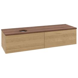 Villeroy & Boch Villeroy & Boch Waschtischunterschrank Antao K37_1 1600x360x500mm mit Struktur FK/AP: HN/2 K37112HN