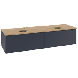 Villeroy & Boch Villeroy & Boch Waschtischunterschrank Antao L39_5 1600x360x500mm mit Beleuchtung mit Struktur FK/AP L39151HG