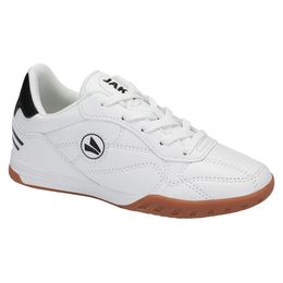 Indoorschuh Jako "J-SI SIGNATURE", M&auml;dchen, Gr. 28, schwarz-wei&szlig; (wei&szlig;, jet schwarz), Synthetik, Schuhe, Hallenschuh, Kinder,Jugendliche & Erwachsene,Non-Marking