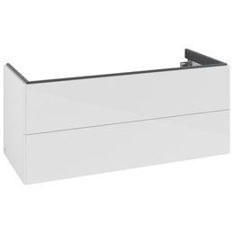 Villeroy & Boch Villeroy & Boch Waschtischunterschrank Antao 1188x504x493mm 2 Ausz. WT li Front o Struktur Glossy Wh K06000GF