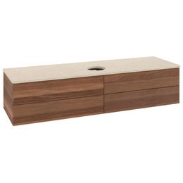 Villeroy & Boch Villeroy & Boch Waschtischunterschrank Antao K25_1 1600x360x500mm mit Struktur FK/AP: HM/3 K25113HM