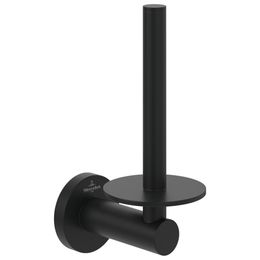 Villeroy & Boch Villeroy & Boch Reserve-Toilettenpapierhalter Elements - Tender 54x85x154mm Matt Black TVA151015000K5