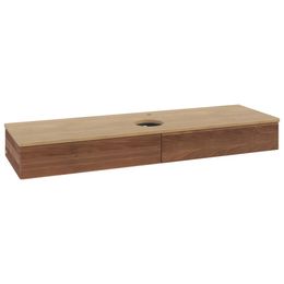 Villeroy & Boch Villeroy & Boch Waschtischunterschrank Antao L14_5 1600x190x500mm mit Beleuchtung mit Struktur FK/AP L14151HM