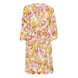 Midikleid Cream "Kleid CREmmiy", Damen, Gr. 42, N-Gr, bunt (paisley print), Obermaterial: 55% Viskose LENZING ECOVERO CV LenzEcov. 45% Viskose CV., Kleider Midikleid