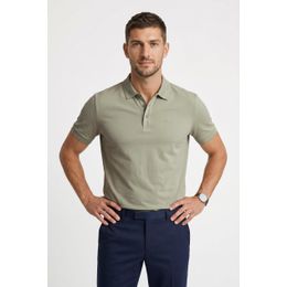 Poloshirt Hugo "Donos", Herren, Gr. M, beige (light, pastel gr&uuml;n337), Piqu&eacute;, Obermaterial: 100% Baumwolle, unifarben, regular fit normal, Rundhals, B&uuml;ndchen, Shirts, Regular Fit, Baumwoll-Piqu&eacute;