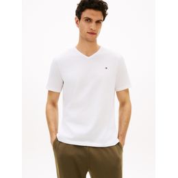Herren T-Shirt, Tommy Hilfiger Underwear, Gr. Swei&szlig;, Web, Obermaterial: 100% Baumwolle, unifarben, Shirts, Regular fit mit V-Ausschnitt