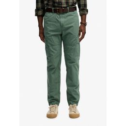 Cargohose Superdry "RIPSTOP LIGHT CARGO PANT", Herren, Gr. 31, L&auml;nge 32, laurel khaki, Web, Obermaterial: 100% Baumwolle, regular fit kn&ouml;chellang, Hosen Cargohose, Regular Fit, kn&ouml;chellange Schnittform, mit Rei&szlig;verschluss