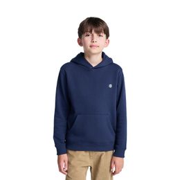 Hoodie Element "Icon Embroidery", Jungen, Gr. 10(140-148cm), eclipse navy, Obermaterial: 55% Baumwolle, 25% Baumwolle, 20% Polyester., Sweatshirts Hoodie