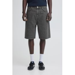 Jeansbermudas Blend "BHBREEZE LOOSE DENIMSHORTS", Herren, Gr. L, N-Gr, denim grau, Denim/Jeans, Obermaterial: 100% Baumwolle, unifarben, loose fit knielang, Jeans, Loose Fit, knielange Schnittform, aus Baumwolle