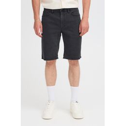 Shorts Blend "BHTWISTER SLM/REG DENIMSHORTS", Herren, Gr. L, N-Gr, denim schwarz, Web, Obermaterial: 80% Baumwolle, 18% Polyester, 2% Elasthan, unifarben, regular fit, Hosen Shorts, mit Markenlabel, modischer Stil, aus Baumwollmischung, Regular Fit