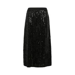 Midirock Kaffe "Rock KAamalie", Damen, Gr. M, schwarz (schwarz deep), Obermaterial: 100% Polyester PES., R&ouml;cke