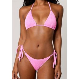 Bikini-Hose MODA MINX, Damen, Gr. L, EURO-Gr&ouml;&szlig;en, pink, 97% Polyamid, 3% Elasthan, unifarben, Badehosen Bikini-Hose, im einfarbigen Design