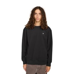 Sweatshirt Element "Icon Rain", Herren, Gr. L, schwarz (flint schwarz), Obermaterial: 70% Polyester, 30% Baumwolle., Sweatshirts Sweatshirt