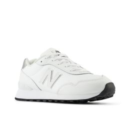 Sneaker New Balance "515", Damen, Gr. 37,5, wei&szlig;, Synthetik, Textil, Schuhe Sneaker, f&uuml;r Erwachsene, mit Gummilaufsohle