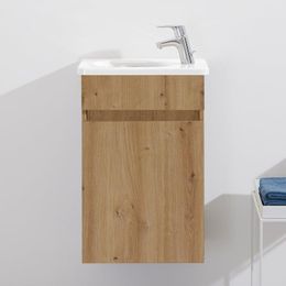 Burgbad Rocio Schrank mit G&auml;stebecken, 1 T&uuml;r, KBCL045PN629+WYCY042F6227,