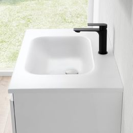 rivea Dia ultraflacher M&ouml;belwaschtisch B: 81 H: 14,2 T: 51,5 cm, BR0049WM,