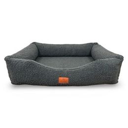 Petliving orthop&auml;disches Hundebett Teddy kuschelweich anthrazit XL