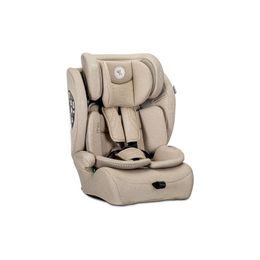 Lorelli Kindersitz i-Size Adventure (76-150 cm) Kopfst&uuml;tze verstellbar bis 36 kg beige-wei&szlig;