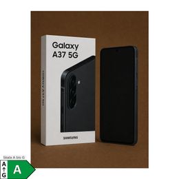 Samsung Galaxy A37 5G 256GB Awesome Charcoal Smartphone (6,7 Zoll, 50 MP, Triple-Kamera, 5.000mAh, Octa-Core, Fingerabdrucksensor, Gesichtserkennung, Schwarz)