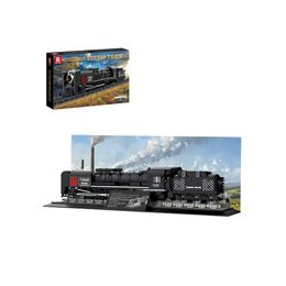 Reobrix 66801 Dampflokomotive Klemmbaustein Zugmodell 1546 Teile ab 14