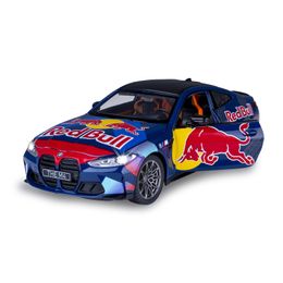Jamara BMW M4 Diecast 1:24 blau inkl. Knopfzellen