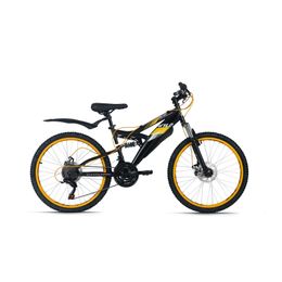 WYLD WYLD Mountainbike Fully 24'' Bliss schwarz 18 G&auml;nge RH 38 cm