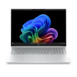 HP OmniBook 3 Next Gen AI 16- bz0610ng, 16 Zoll, 2K, IPS, Snapdragon X X1-26-100, 16 GB, 512 GB SSD (Silber, Qualcomm Adreno)