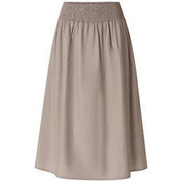 CARE BY ME Damen-Midirock breiter Bund, Sand