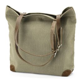 HACK Lederwaren Handtasche Segeltuch