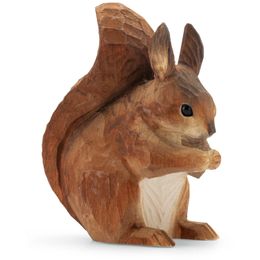 Wildlife Garden Eichh&ouml;rnchen Lindenholz handgeschnitzt