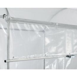 Br&uuml;hwiler Maschinen Rollo f&uuml;r Tomatenhaus Aluminiumrahmen