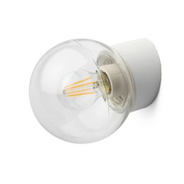 If&ouml; Electric Wandleuchte Porzellan und Klarglas
