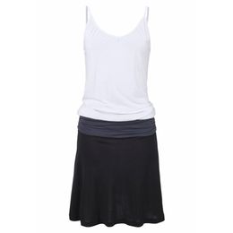 BEACHTIME by LASCANA Beach Dress female size 36 Dark grey / Black / White
