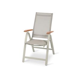 Tchibo - Hochlehner &raquo;Liska&laquo; mit verstellbarer R&uuml;ckenlehne - 57,5x69,5x106,5cm - braun -
