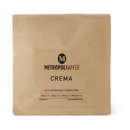 Metropol Kaffee - Crema - 500 g Ganze Bohne - Intensit&auml;t: 3/6