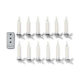 Tchibo - 12 LED-Weihnachtsbaumkerzen - wei&szlig;