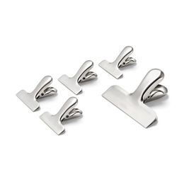 Tchibo - 5 Edelstahl- Aromaclips - silber